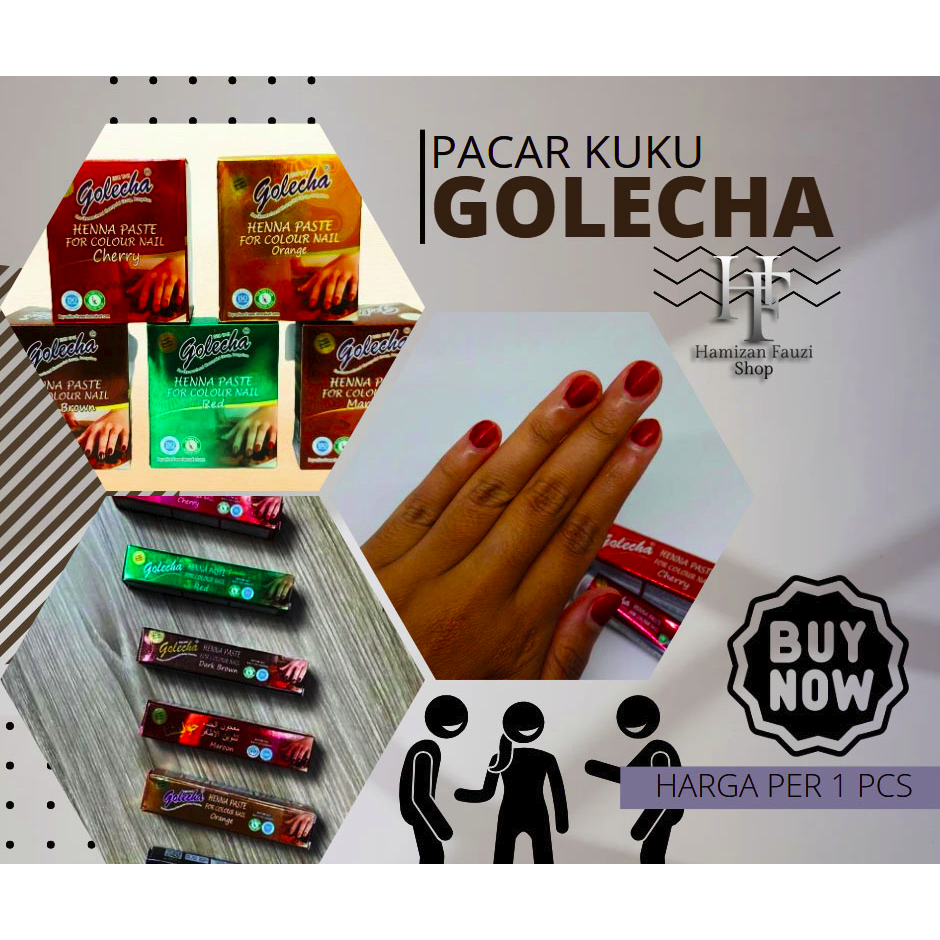 Jual GOLECHA HENNA TUBE BPOM | HENA KUKU | HENNA KUKU | CAT KUKU | PACAR KUKU HALAL BUAT SHOLAT ...