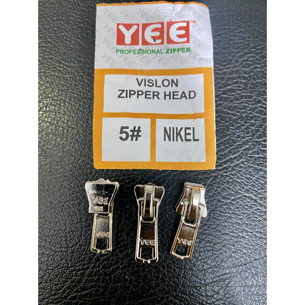 Jual Kepala Resleting Jaket Zipper Head Kepala Zipper YEE Vislon No 5 ...