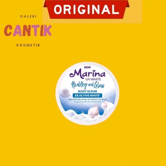 Jual Marina Healthy & Glow Body Scrub / Marina Scrub Biru 200gr ...