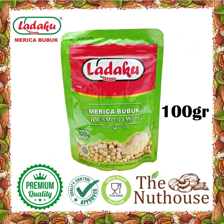 Jual LADAKU Merica Bubuk Murni / Pepper Powder 100gr [HALAL] | Shopee ...