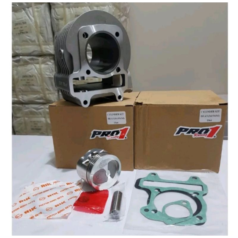 Jual BLOK SEHER BEAT KARBU 54,5 MM/BORING SET BORE UP HONDA BEAT SCOOPY SPACY KARBURATOR KVY ...