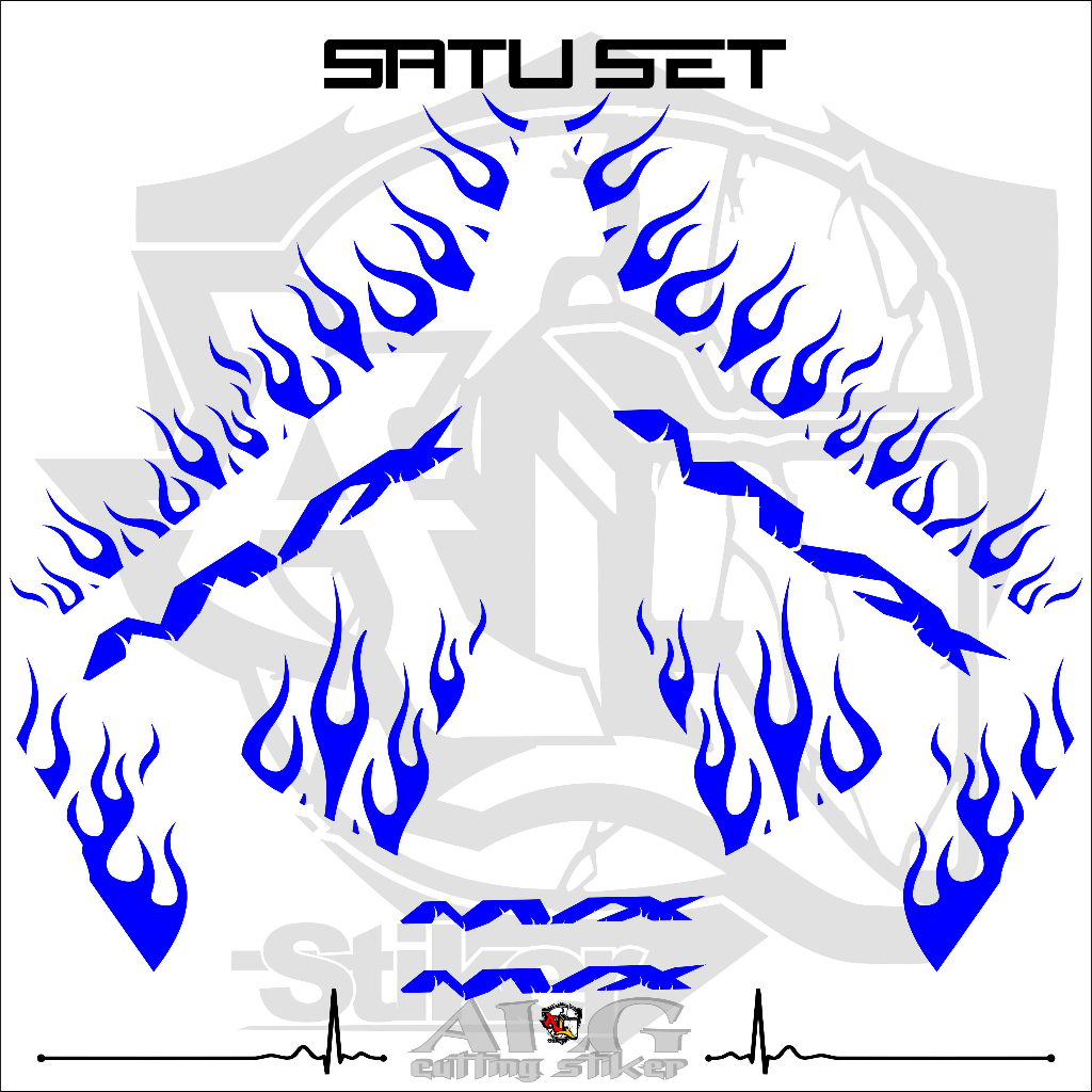 Jual STRIPING AEROX OLD/SCA.285/STICKER CUTTING/STRIPING NVX/STRIPING ...