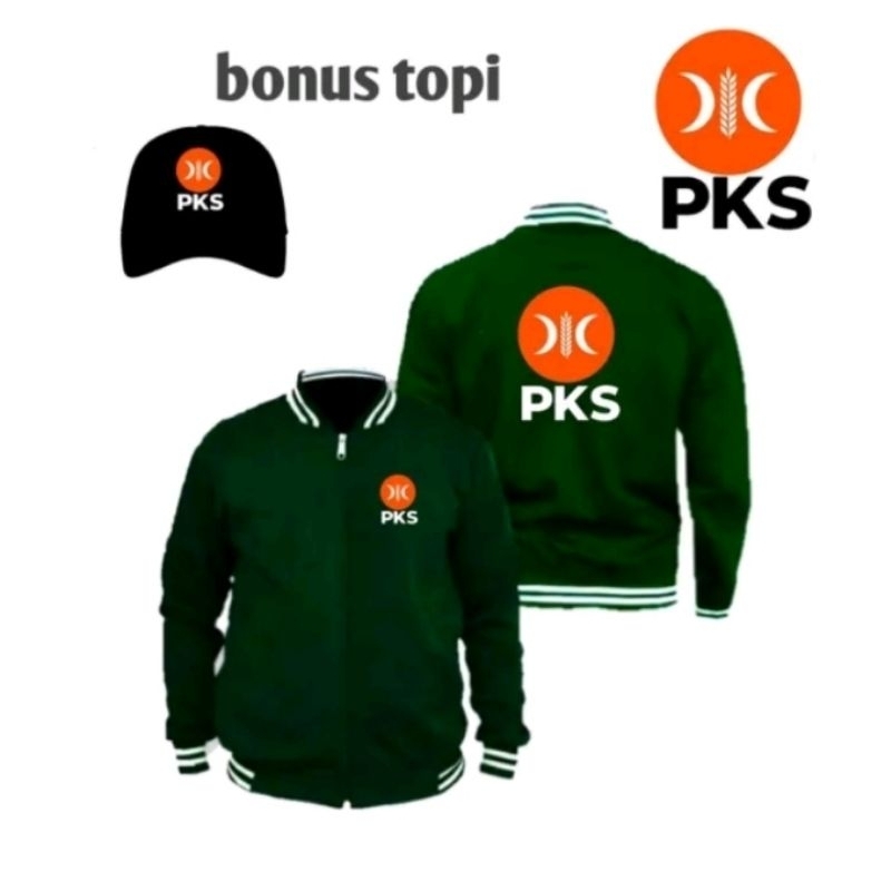 Jual JAKET PARTAI PKS ( SET DENGAN TOPI) | Shopee Indonesia