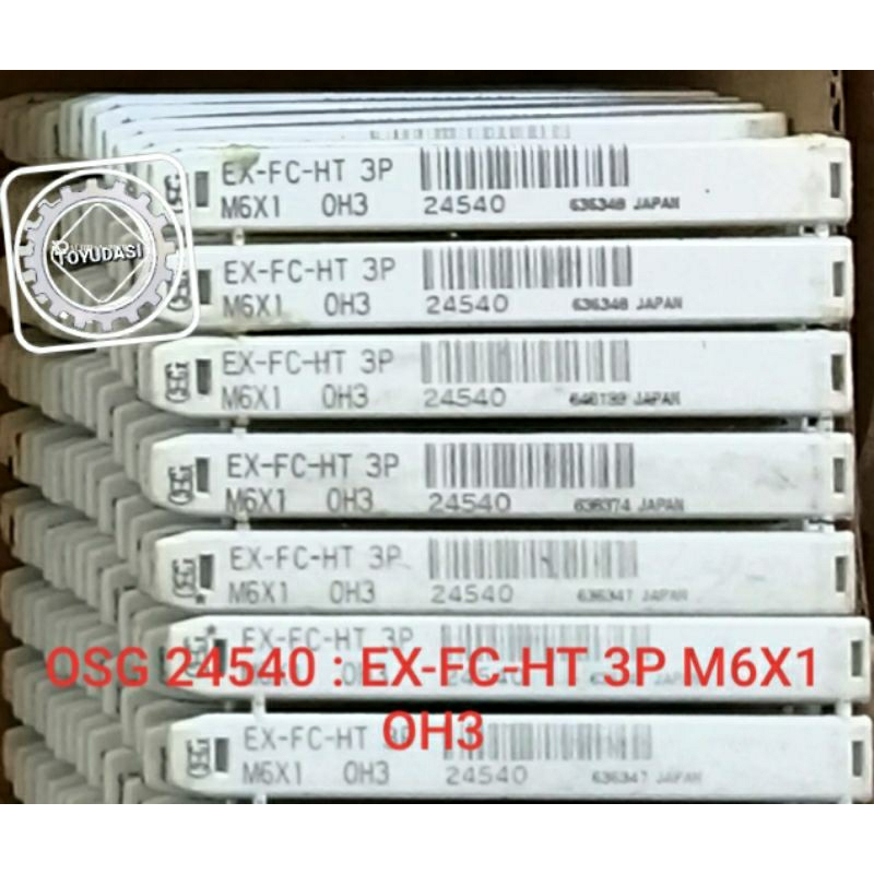 Jual CUCI GUDANG !!! OSG 24540 : EX-FC-HT 3P M6X1 OH3 >> 10 pcs (1pack) | Shopee Indonesia