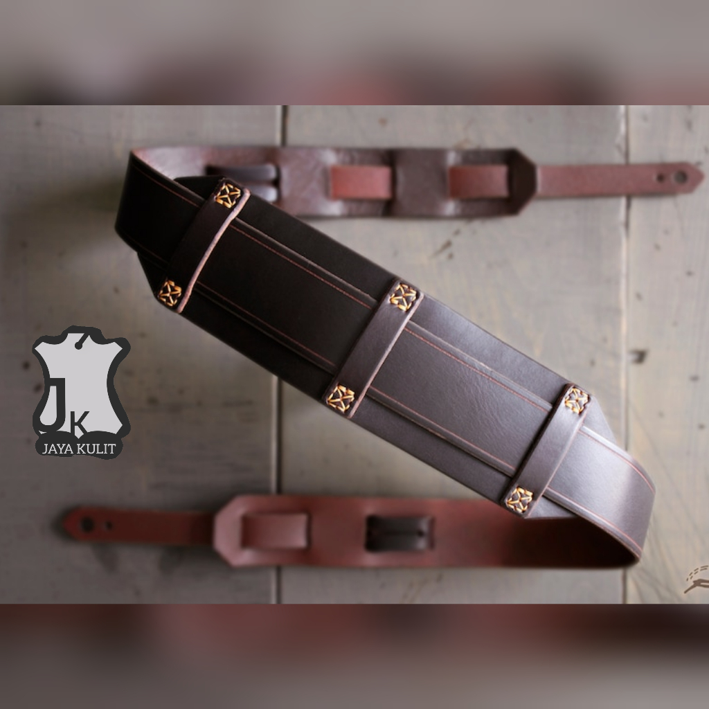 Jual JAYA LEATHER tali gitar kulit asli buatan tangan full handmade ...