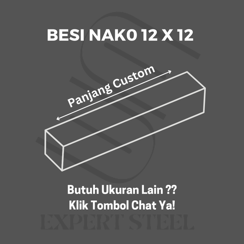 Jual BESI NAKO / AS KOTAK 12 X 12 X 1M | Shopee Indonesia