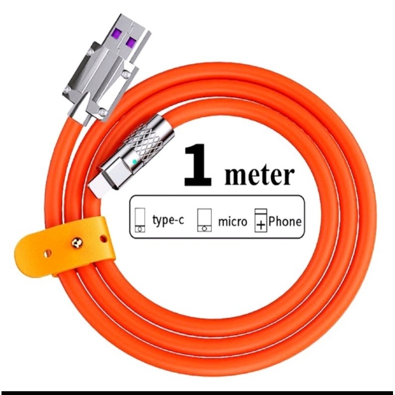 Jual Kabel Fast Charcin 120W kecepatan 6A Tersedia Micro /Type C ...