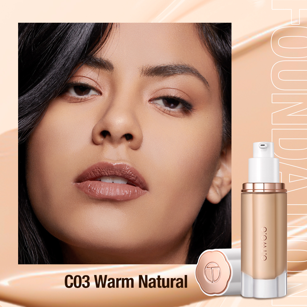 Jual O.TWO.O Foundation Face Makeup Dropper Face Soft Mist Locking ...