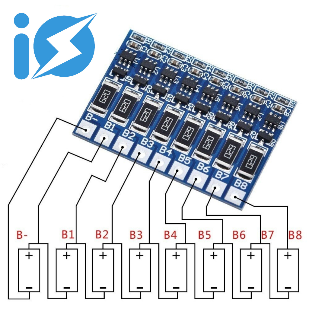 Jual Module Balancer 2S 8.4V 3S 12.6V 4S 16.8V 5S 21V 6S 25.2V 7S 29.4V ...