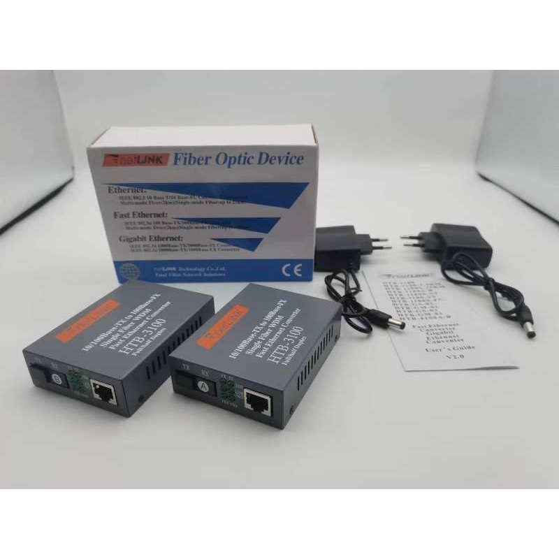 Jual Netlink Htb 3100 A B 10 100mbps Fiber Optical Media Converter