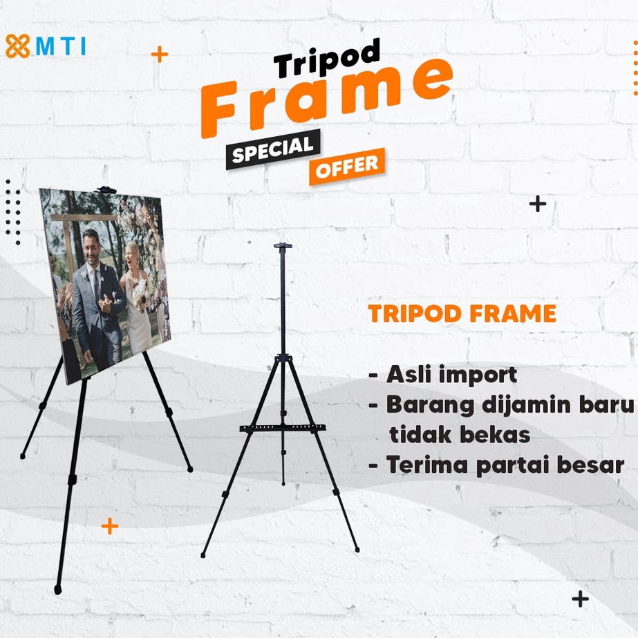 Jual Tripod Prewedding / Tripod promosi 1 sisi / Tripod Frame / Tripod ...
