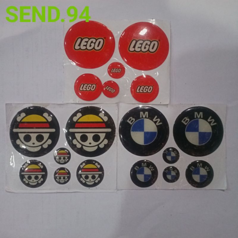 Jual emblem timbul logo BMW LEGO one piece body Nmax AEROX | Shopee ...
