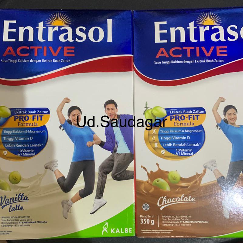 Jual Entrasol Active Susu Tinggi Kalsium Usia Di bawah 50 tahun ...