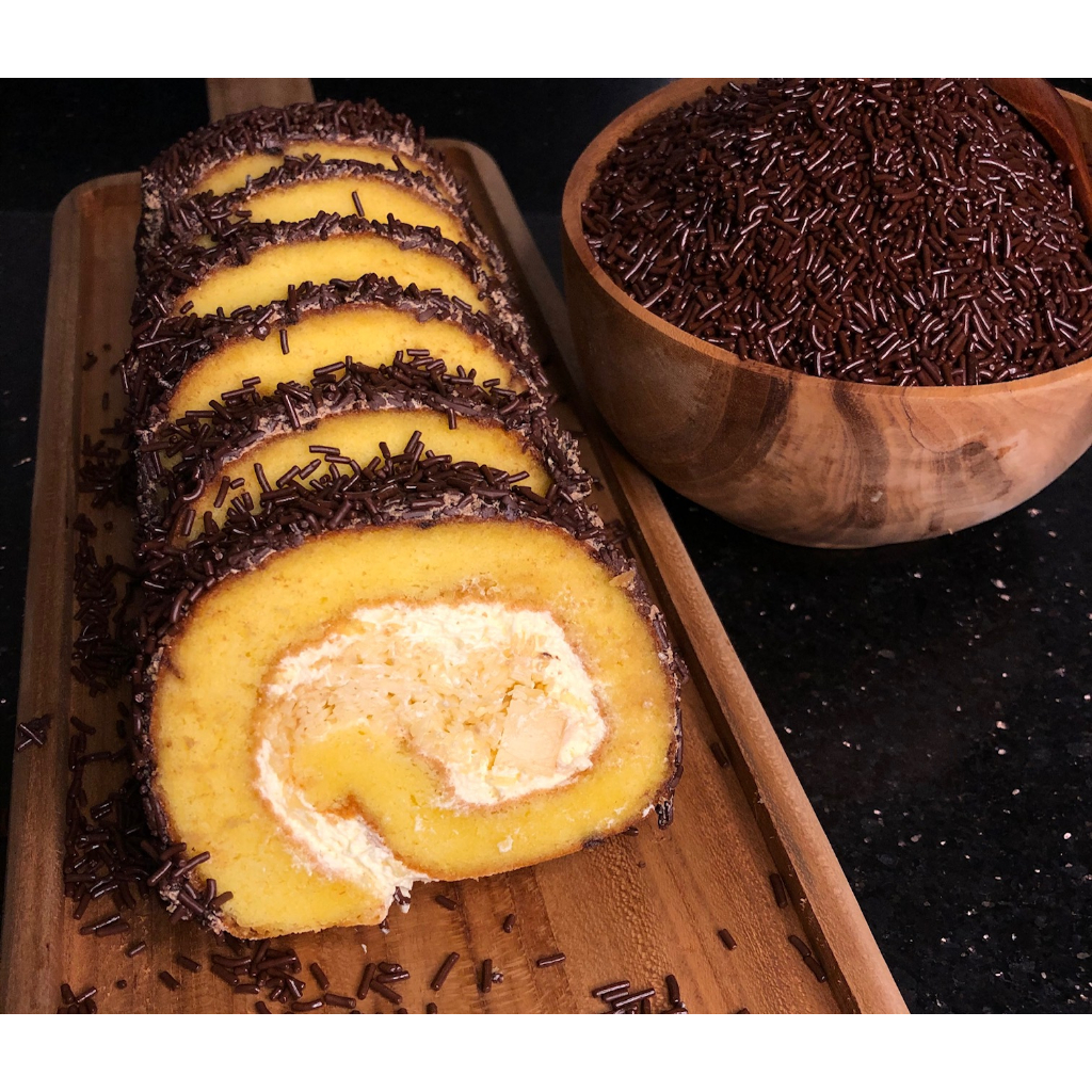 Jual Bolu Gulung Medan WhenCake Rasa Keju Topping Mesis (Panjang ...
