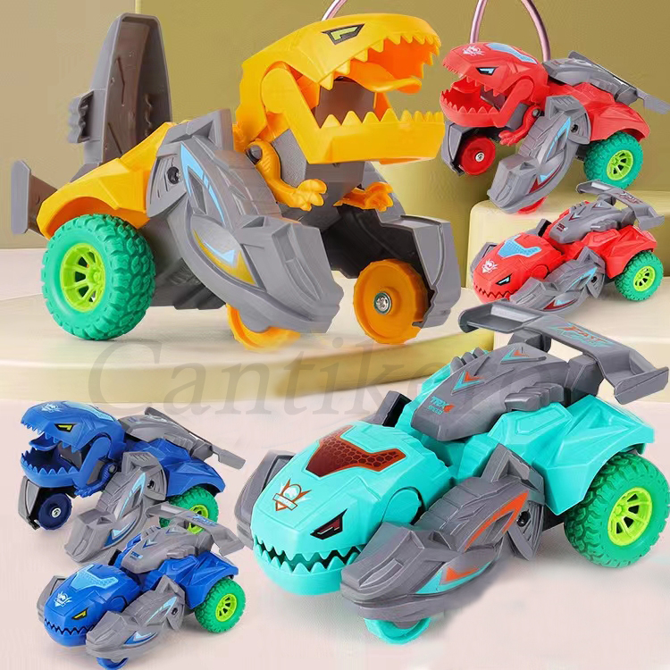 Jual Tabrakan mobil mainan dinosaurus deformasi mobil mainan anak-anak ...