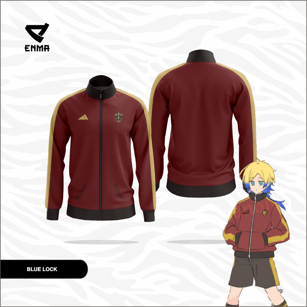 Jual Jaket Blue Lock tim BASTARD MUNCHEN Training Track Top Anime ...