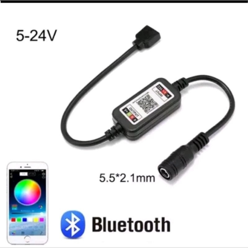 Jual Controller Mini Bluetooth 4.0 DC 12V 5-28V | Modul RGB Bluetooth ...
