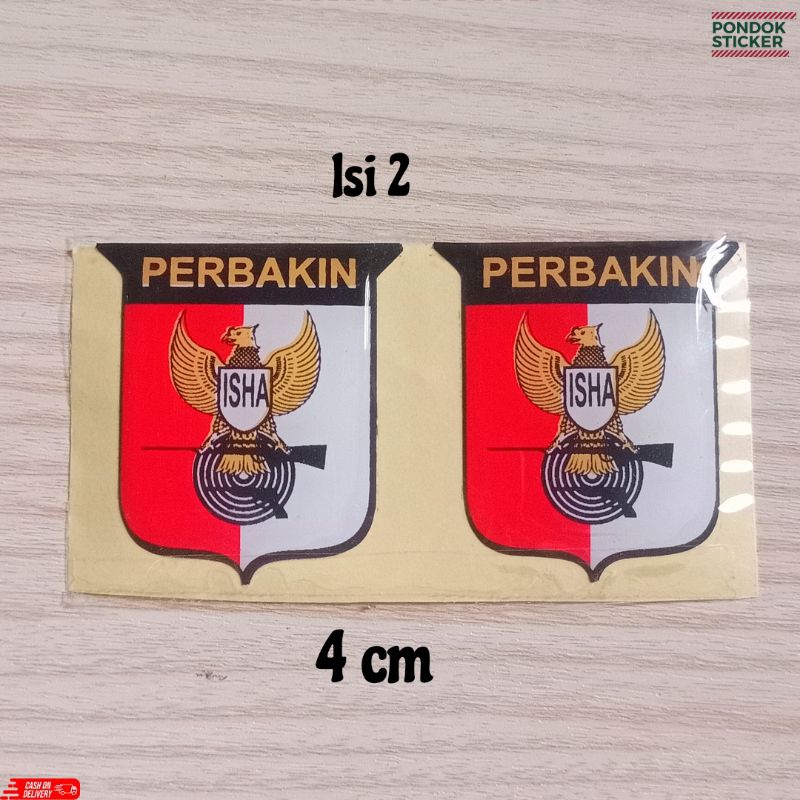 Jual Sticker emblem timbul logo PERBAKIN isi 2 | Shopee Indonesia