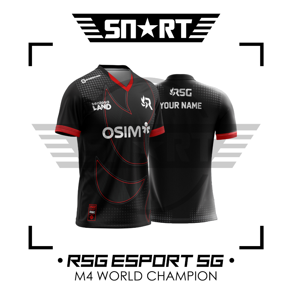 Jual JERSEY RSG SG ESPORT M4 TERBARU 2023 FREE CUSTOM NICKNAME | Shopee ...