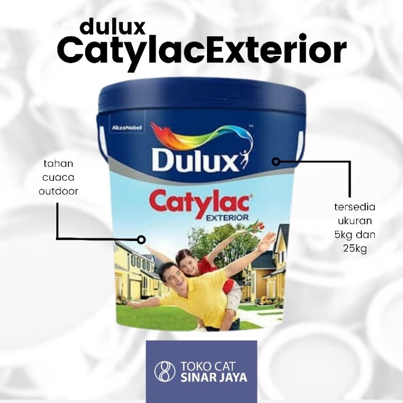 Jual CATYLAC Cat Tembok Eksterior 25kg / DULUX Catylac Eksterior ...