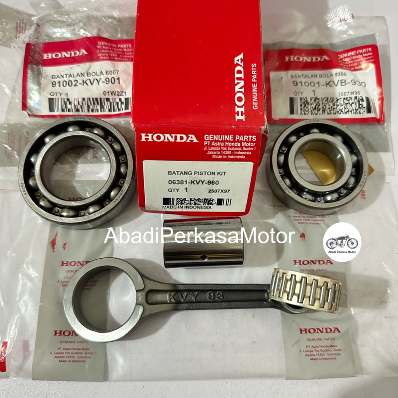 Jual Stang Seher + Bearing Kruk As 6007 6205 Kiri Kanan Honda Beat Scoopy Spacy Karbu Fi Beat ...