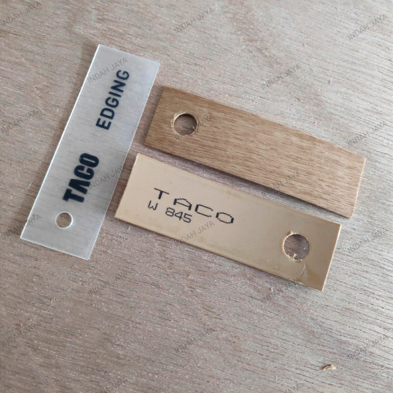 Jual TACO Edging PVC HPL 1 x 22 mm Woodgrain Wood Grain Urat Serat Kayu ...