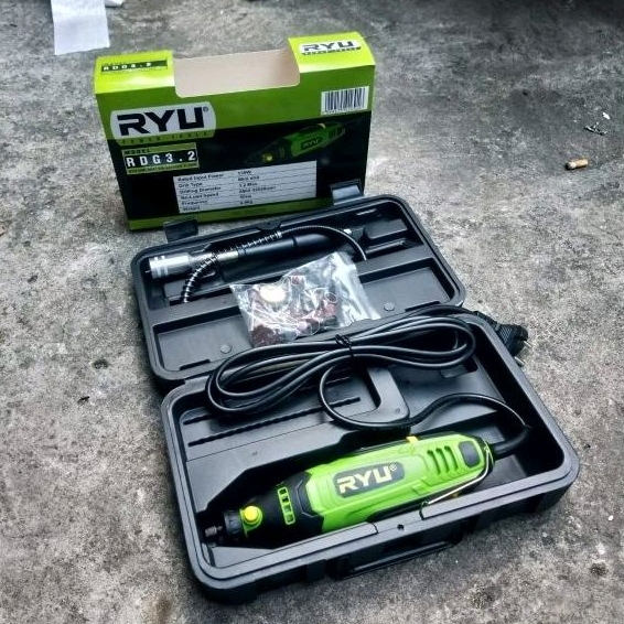 Jual mesin bor kecil / mini RYU - grinder RYU - alat bor mini 135W RYU ...