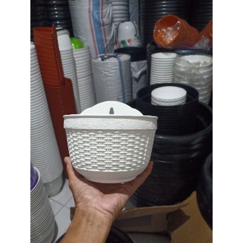 Jual POT TEMPEL DINDING NARA CJP 20 (6PCS) | Shopee Indonesia