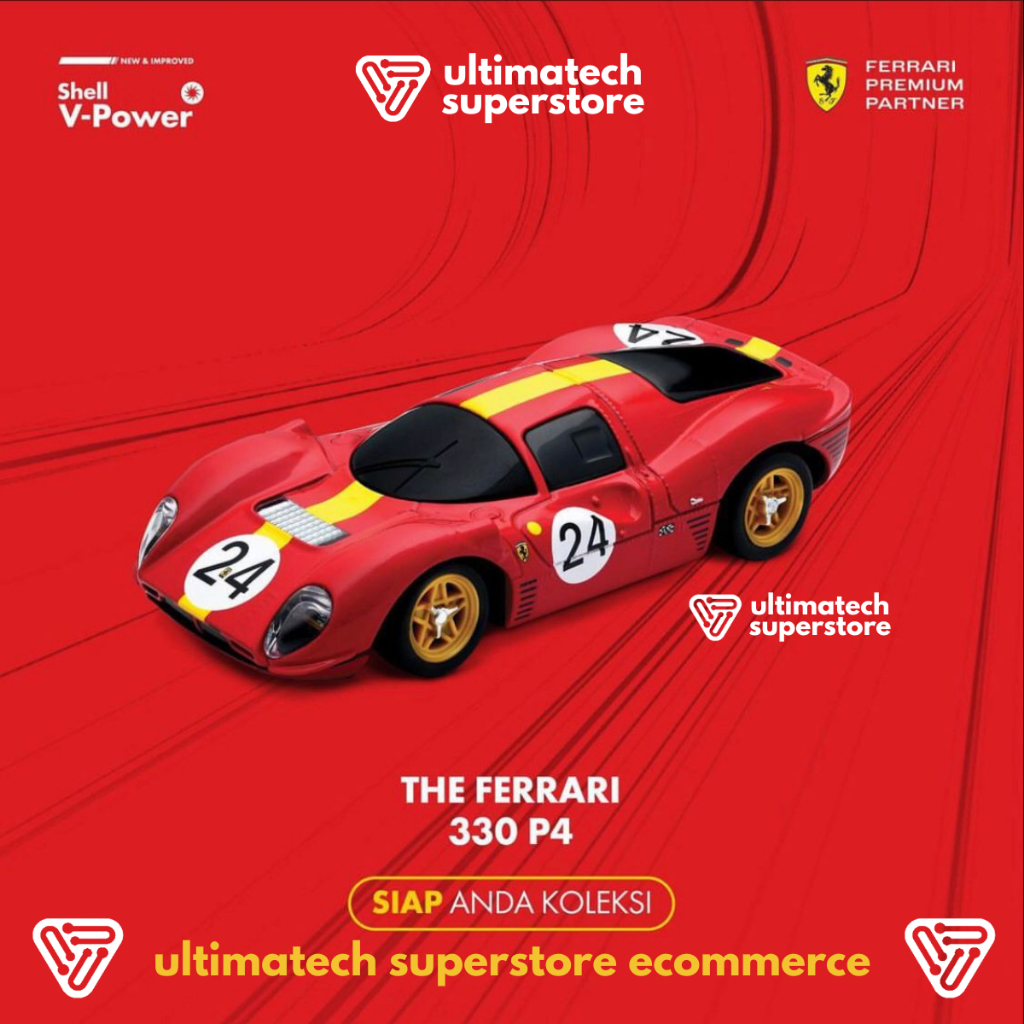 Jual SHELL FERRARI NEW ERA COLLECTION THE FERRARI 330 P4 Shell Ferrari ...