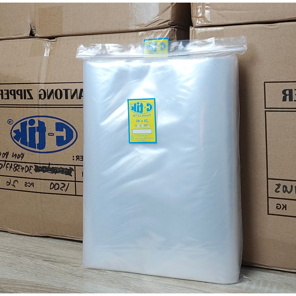 Jual Plastik Klip Strip Baju 25x35 100 lembar PACKING KAOS KEMEJA ...