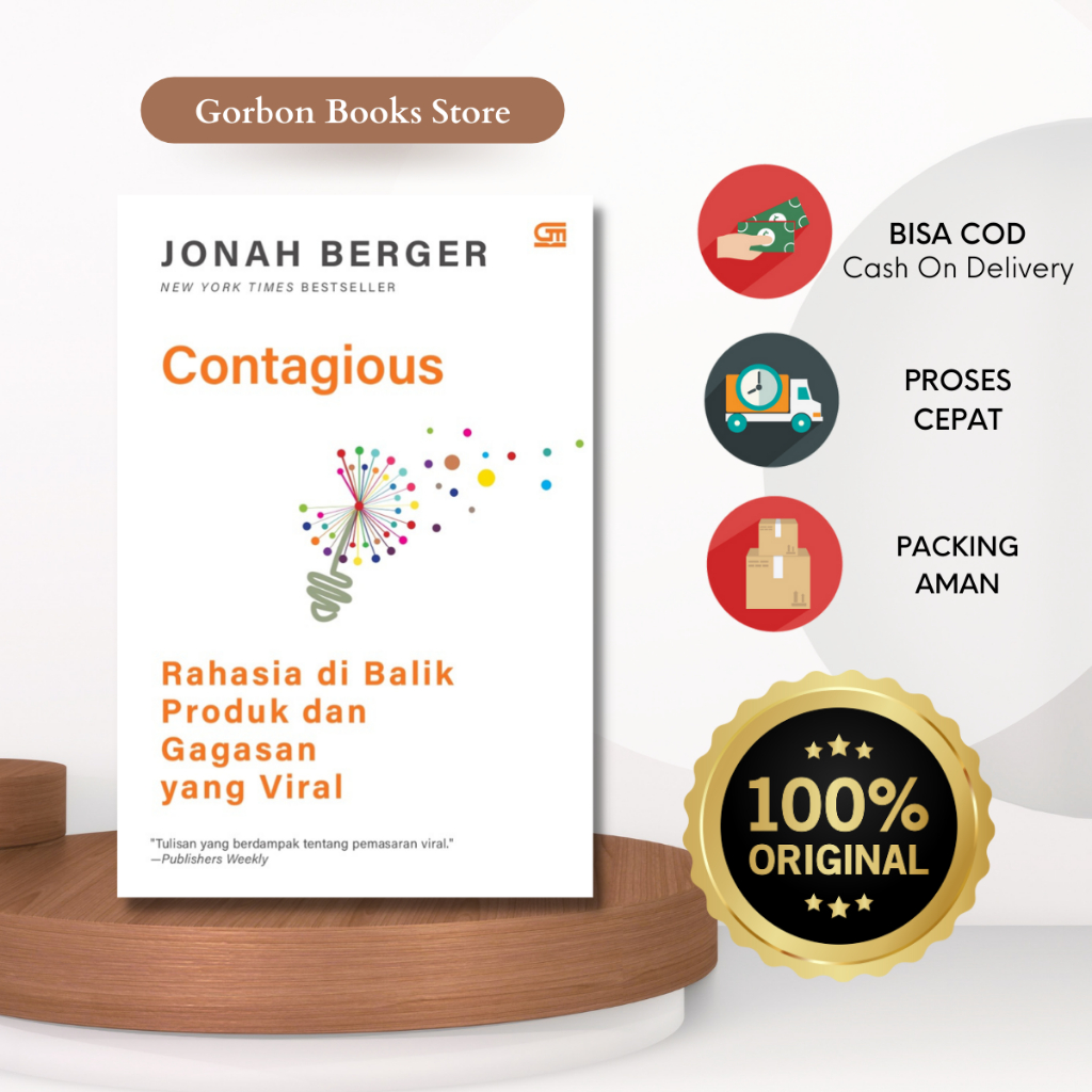 Jual Contagious: Rahasia Di Balik Produk Dan Gagasan Yang Viral by Jonah Berger | Shopee Indonesia