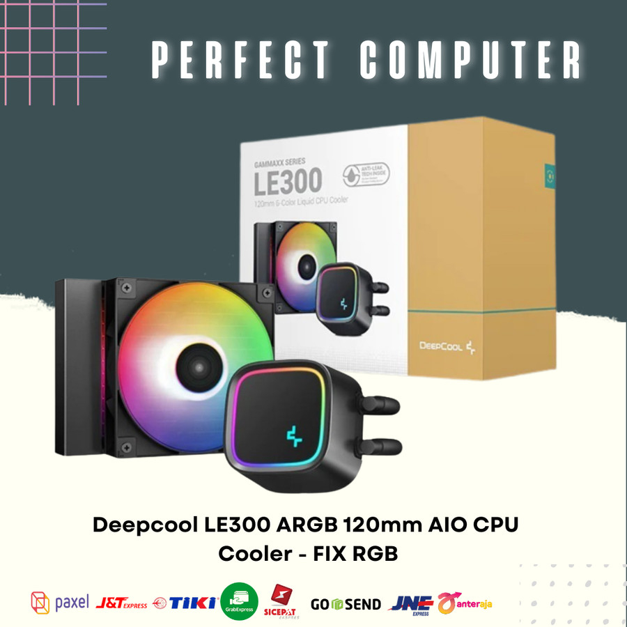 Jual Deepcool LE300 ARGB 120mm AIO CPU Cooler - FIX RGB | Shopee Indonesia