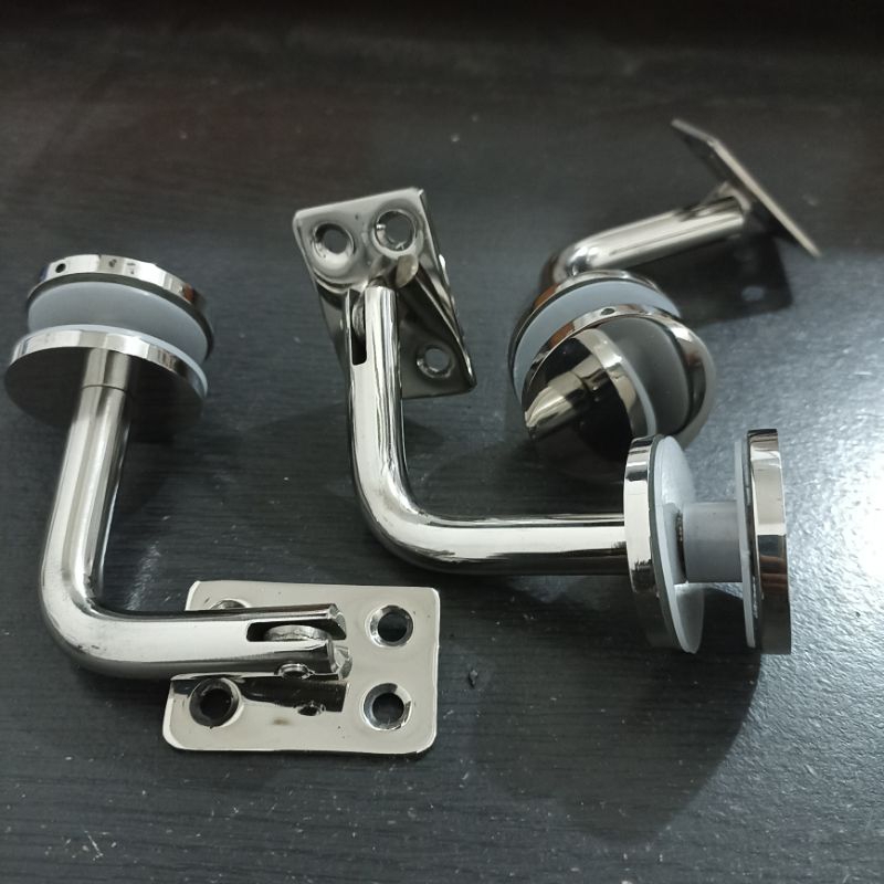 Jual BRACKET KACA STAINLESS STELL 304 / BRACKET KONEKTOR HAND RAILING ...