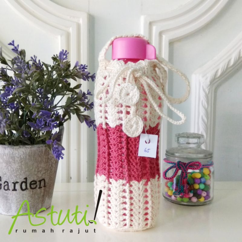 Jual Sarung Botol Minum Rajut Handmade Tempat Botol Minum | Shopee ...