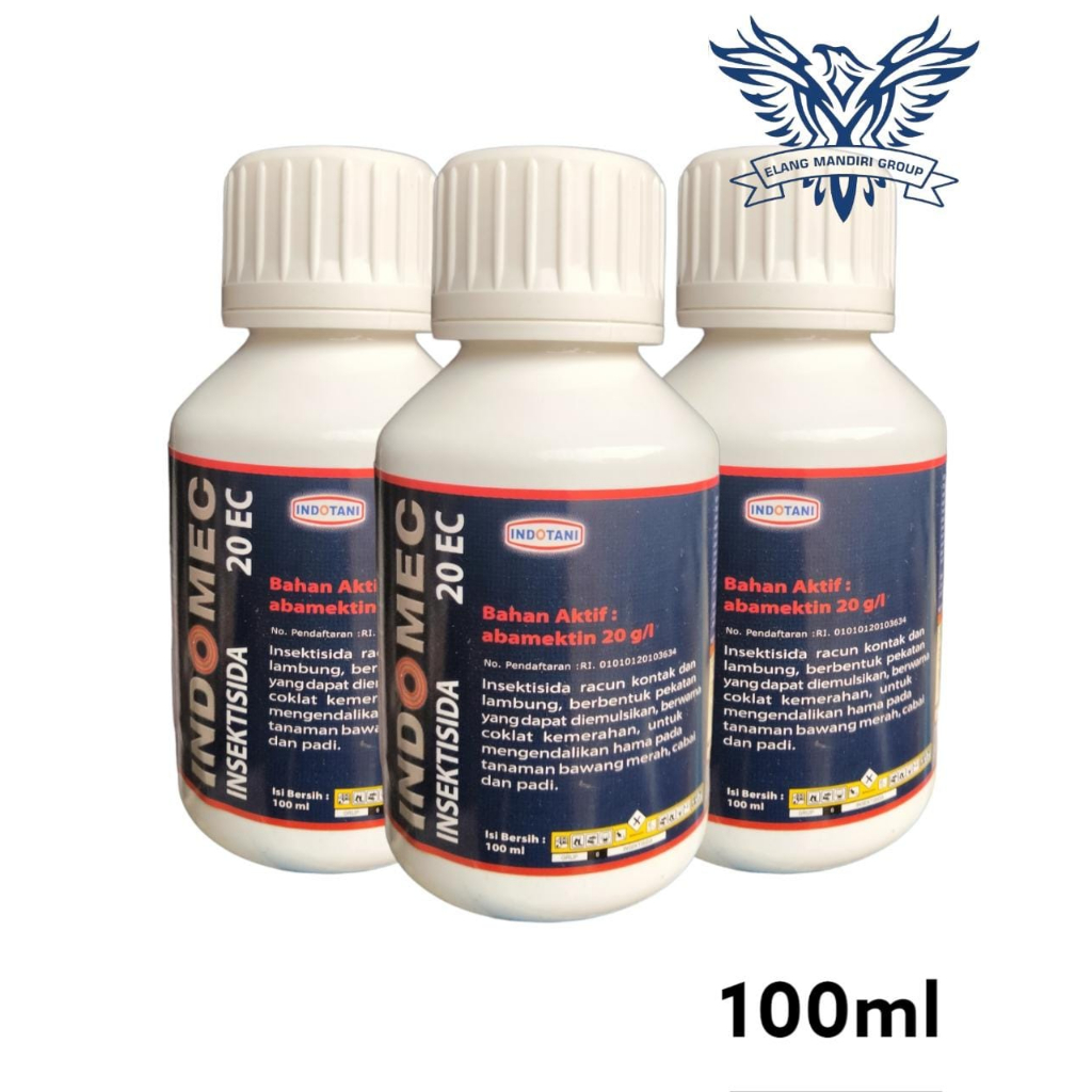 Jual INDOMEC 20 EC 100ml Insektisida Abamectin 20 g/l Mengendalikan ...