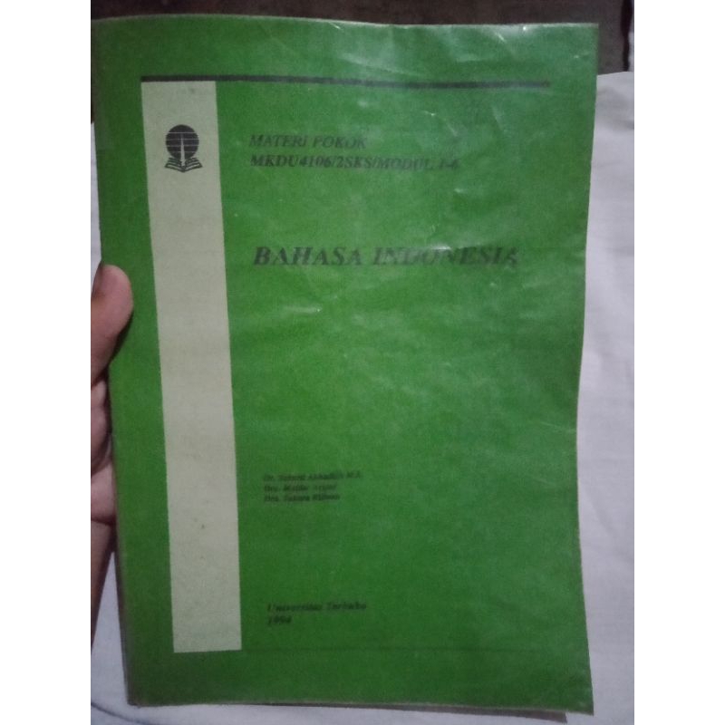 Jual Buku Materi Pokok Bahasa Indonesia MKDU4106/2SKS/MODUL 1-6 Universitas Terbuka (Buku Klasik ...