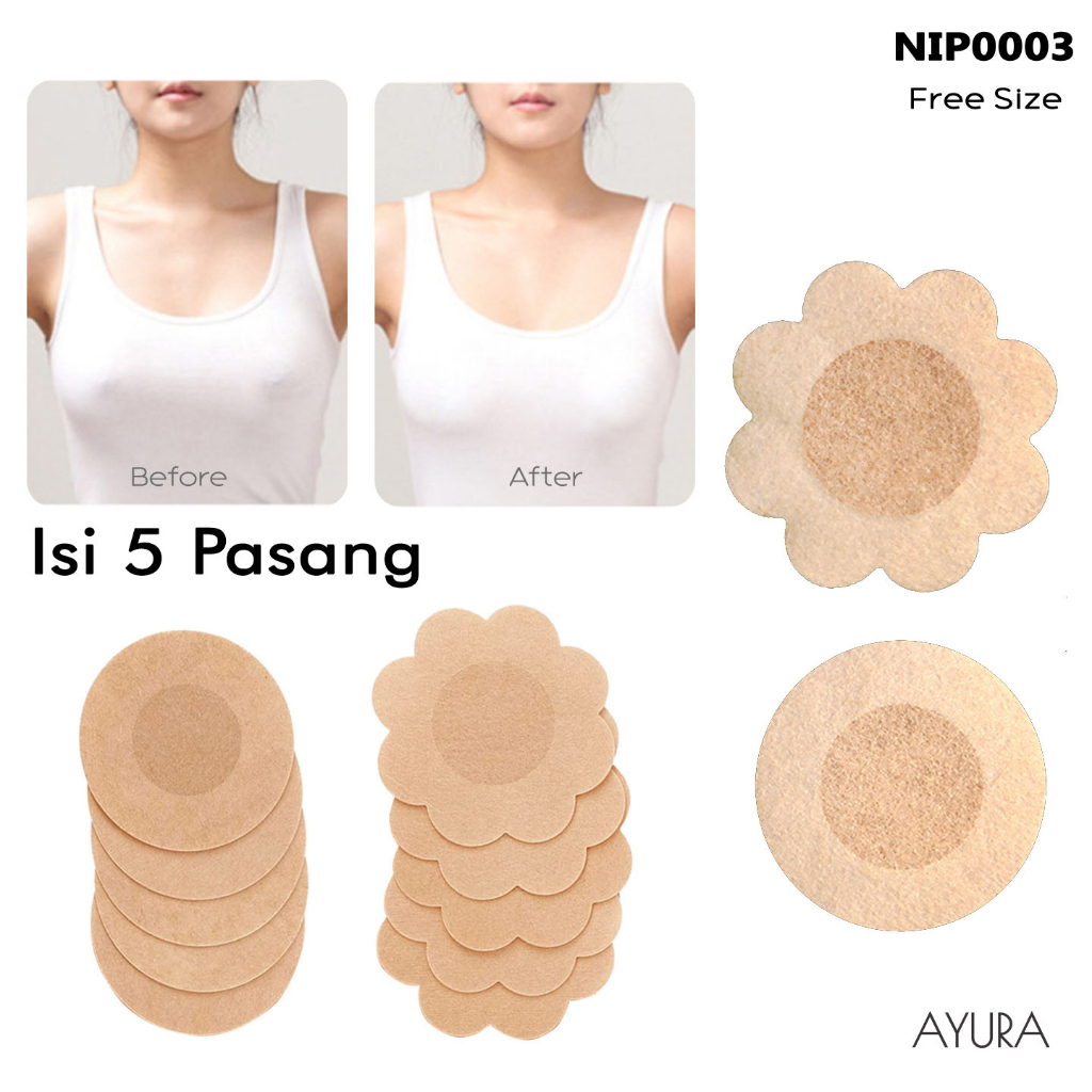 Jual AYURA Nipple Cover Sticker Breast Pad Stiker Penutup Puting ...