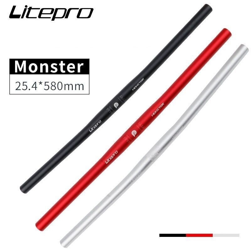 Jual HANDLEBAR LITEPRO MONSTER FLAT BAR STANG SEPEDA LIPAT SELI FLATBAR | Shopee Indonesia