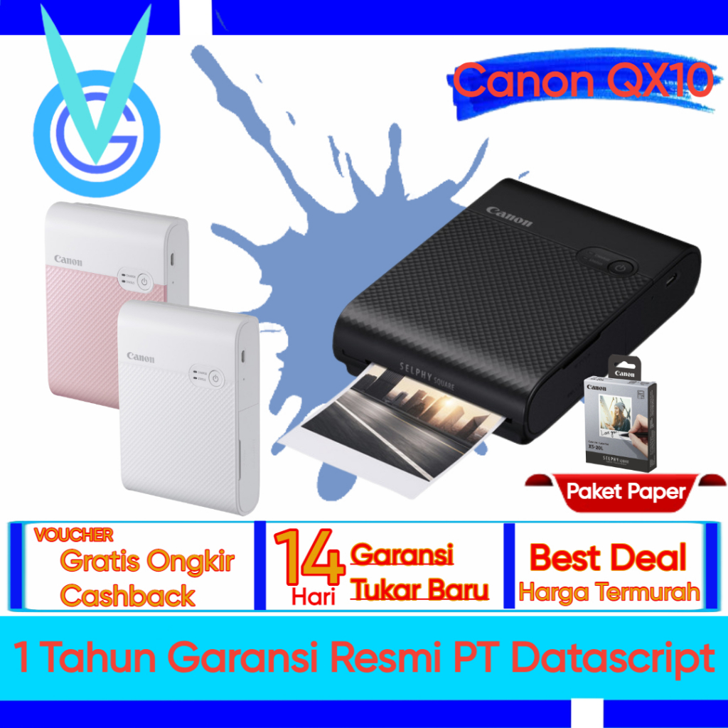 Jual Canon SELPHY Square QX10 Compact Photo Printer - Canon QX10 ...