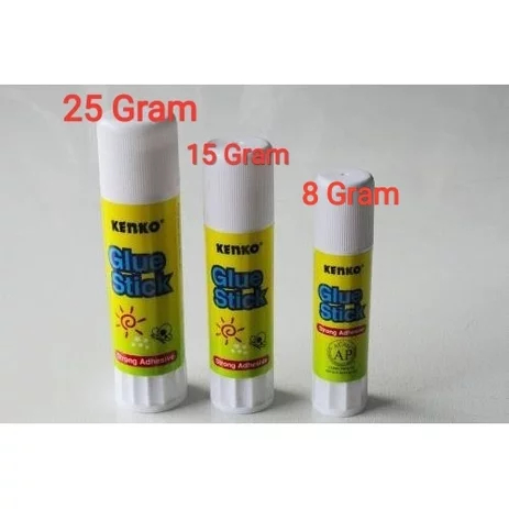 Jual Lem Kenko Glue Stick 8 15 25 Gram Kecil Sedang Tanggung Besar ...