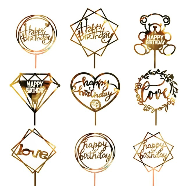 Jual Cake Topper HBD | Shopee Indonesia
