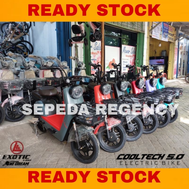 Jual Sepeda Listrik EXOTIC COOLTECH 5.0 20 AH 500 Watt Elcetric Bike By ...