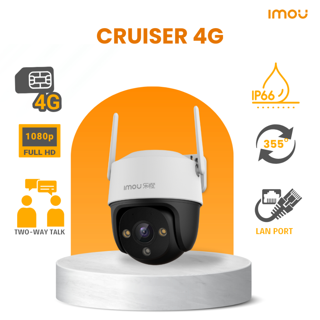 Jual Imou Cruiser 4G Connection Camera 1080P H.265 Smart Color Night ...