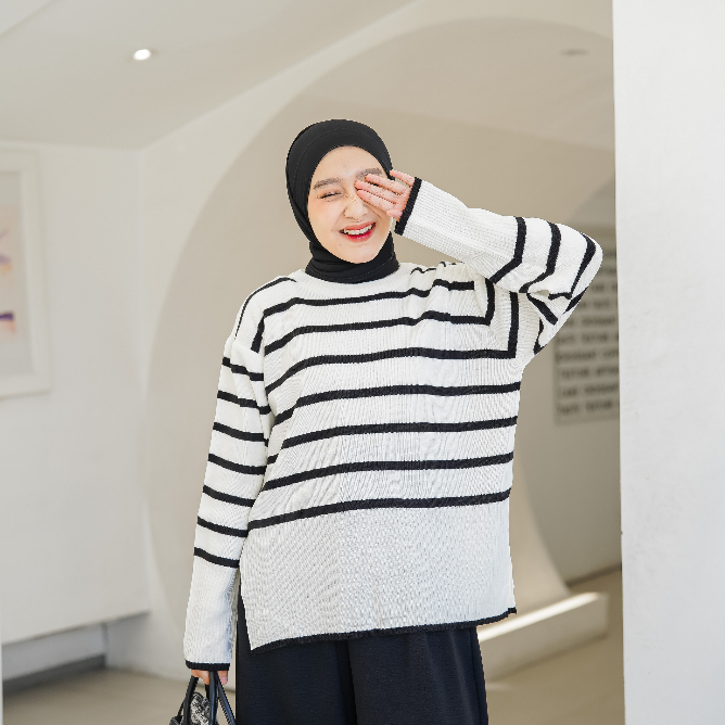 Jual Be.gracious-HARU KNIT sweater / knitwear wanita / sweater model ...