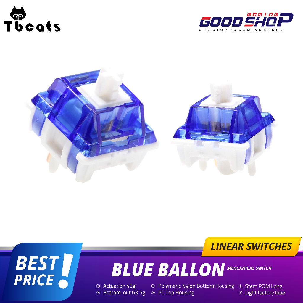 Jual Tbcats Blue Balloon Linear Switches | Shopee Indonesia