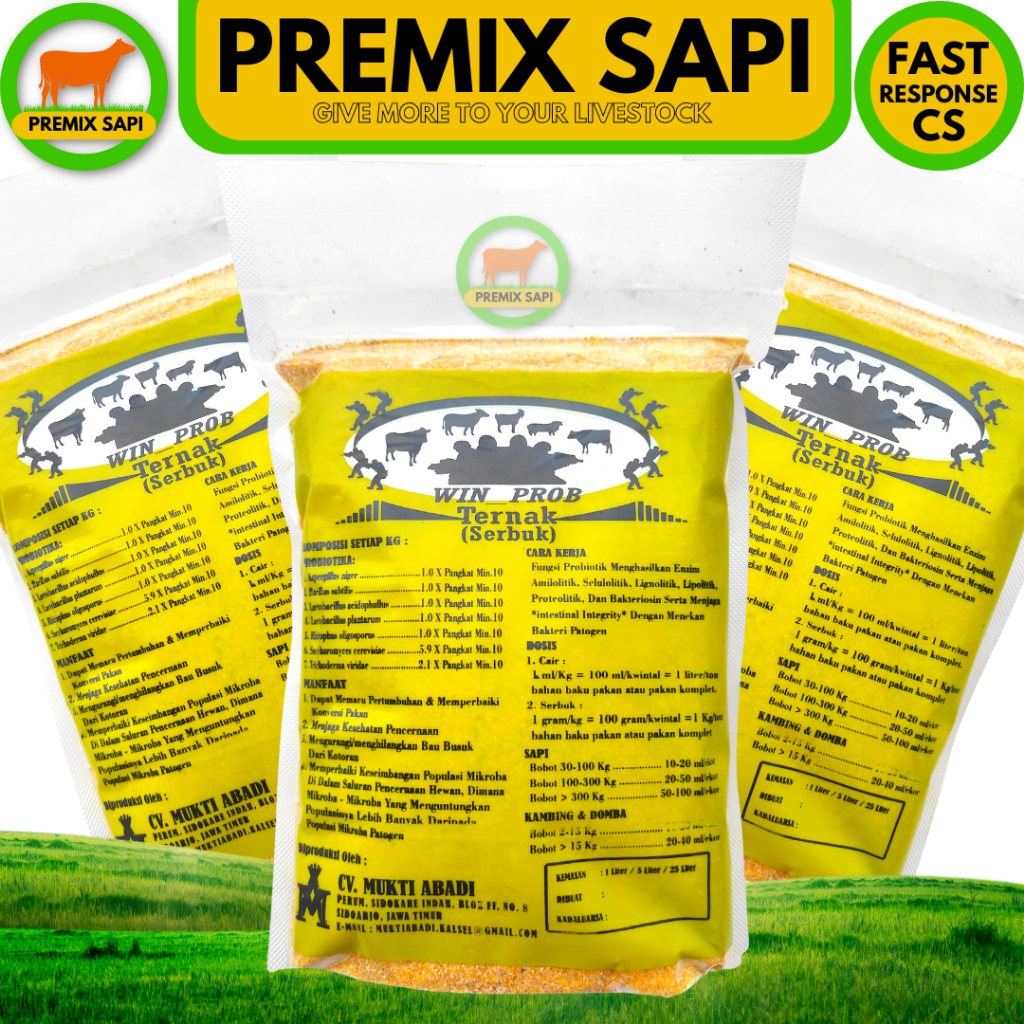Jual WIN PROB KERING 1 KG - Probiotik Ternak Untuk Fermentasi Pakan ...