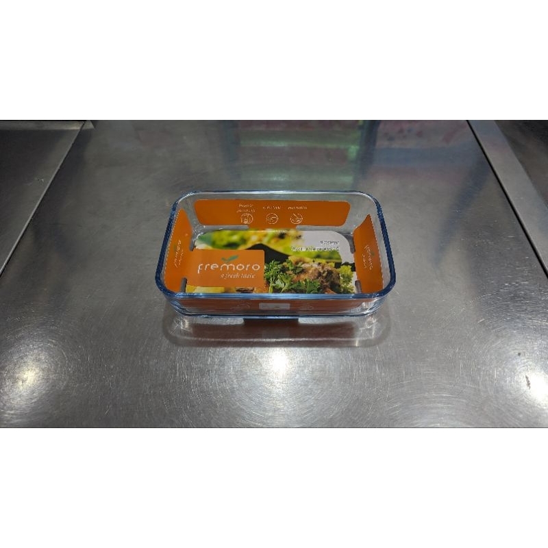 Jual Loyang Kaca 900ml Fremoro 205x132x45mm Rectangular Baking Tray G ...