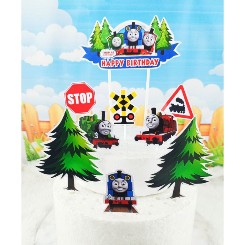 Jual Cake topper THOMAS/hiasan kue ultah THOMAS XTRA | Shopee Indonesia