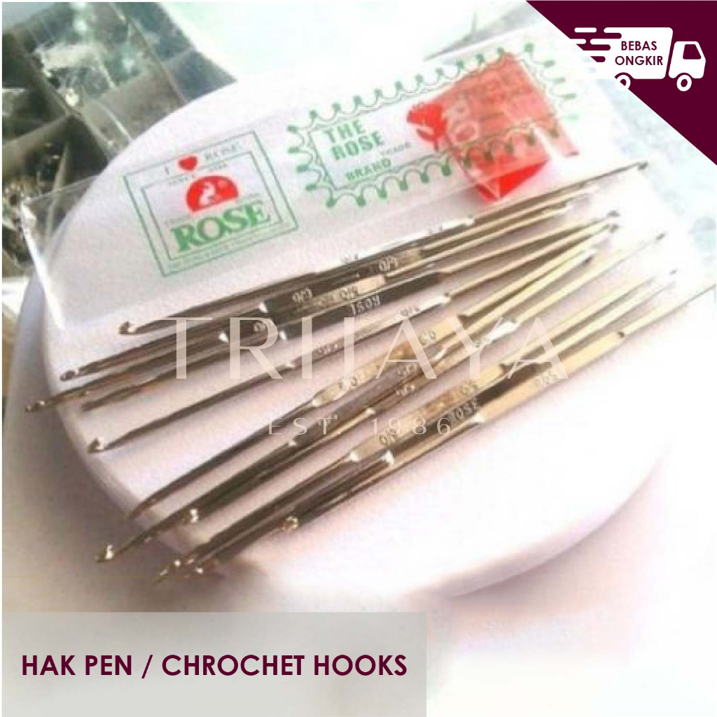 Jual Sinergi Jaya Hak Pen Sulam Alat Pena Jarum Rajut Crochet Hooks ...