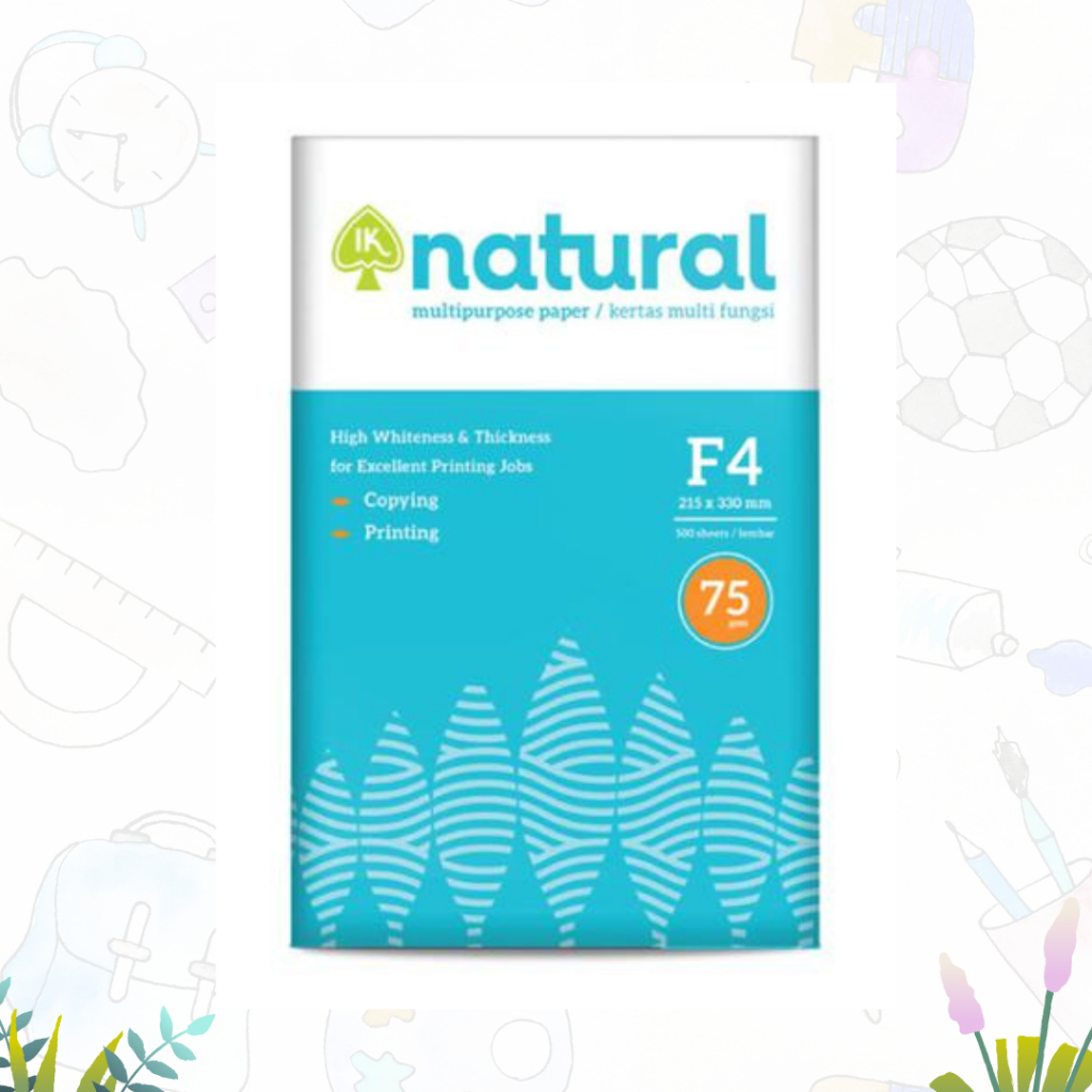 Jual HVS NATURAL A4 75GSM / KERTAS HVS A4 75 GSM / HVS / KERTAS A4 / KERTAS KWARTO (RIM ...
